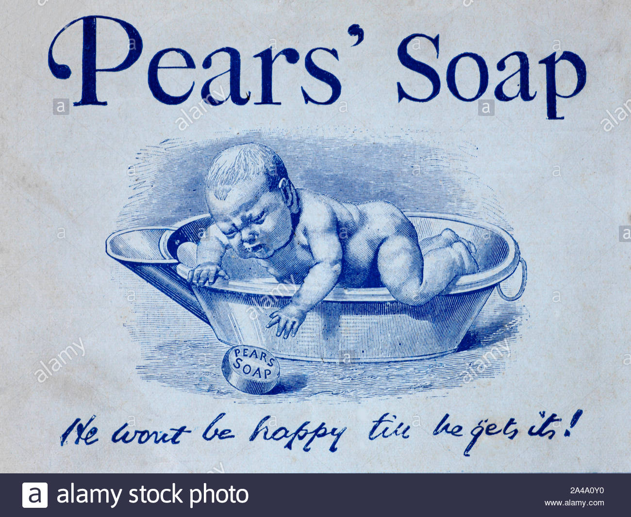 Victorian era, Pears soap, vintage advertising from 1895 Stock Photo - Alamy