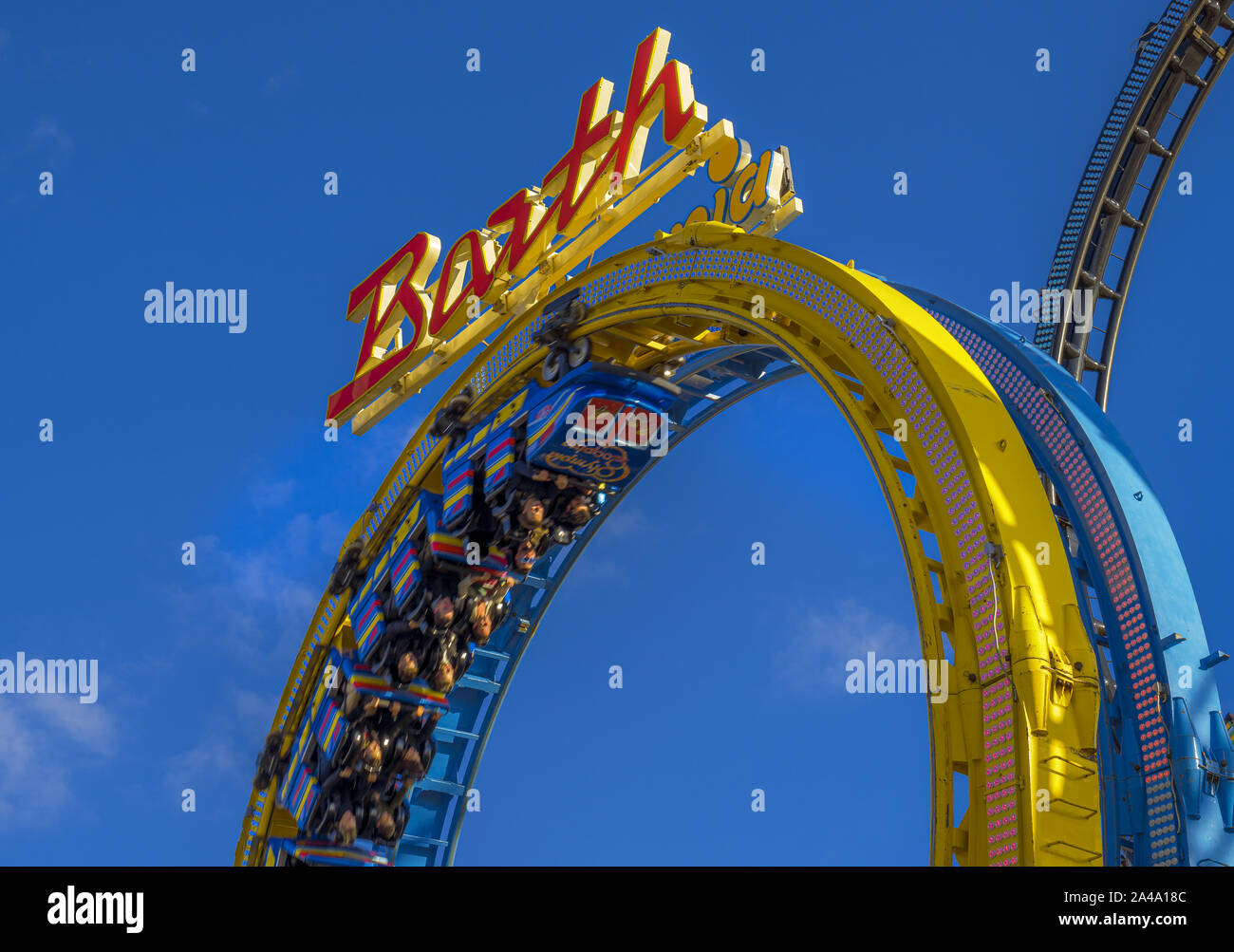 Fun ride on the Oktoberfest, Munich, Bavaria, Germany Stock Photo - Alamy