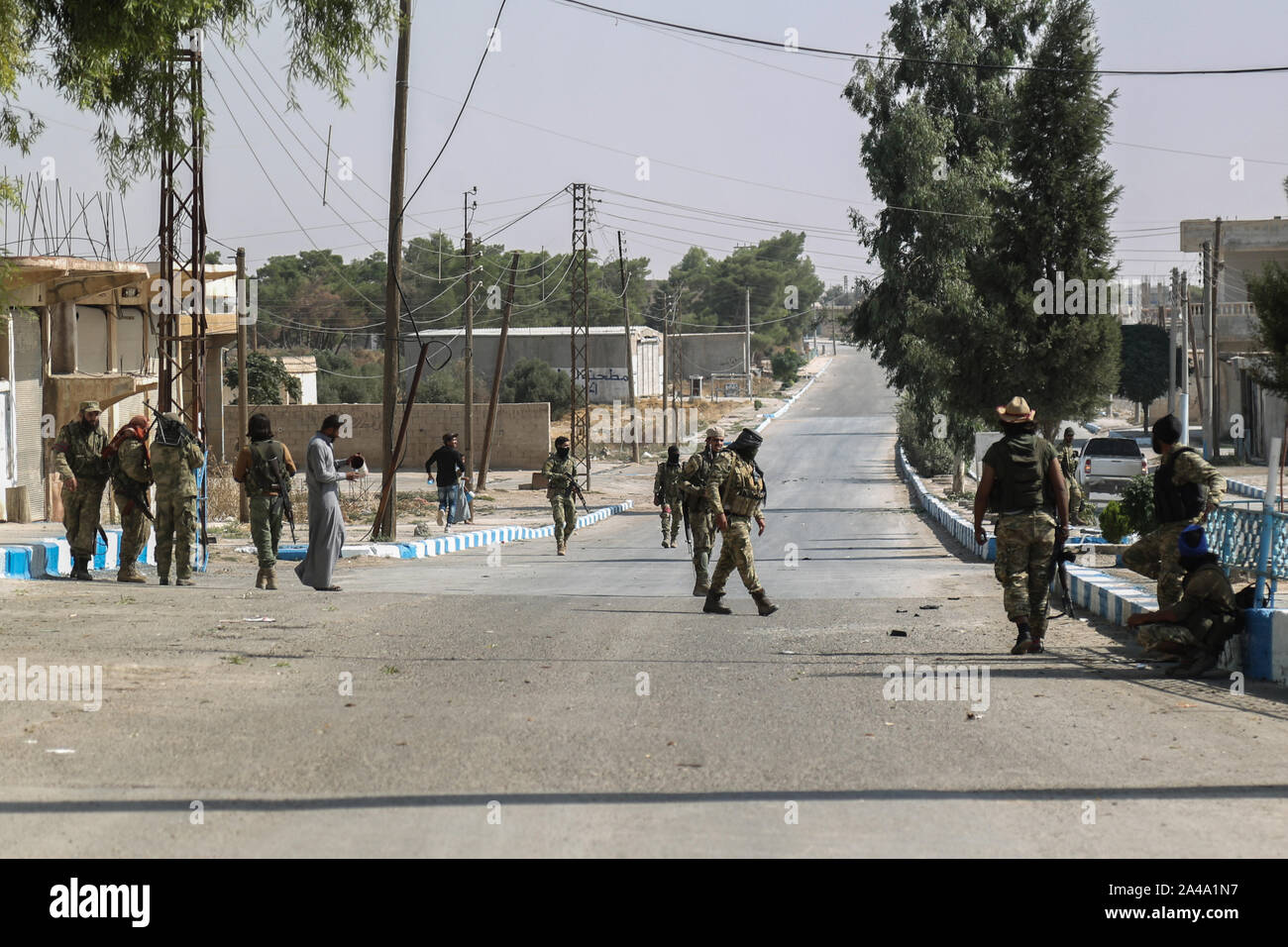 Syrian national army patrol hi-res stock photography and images - Alamy