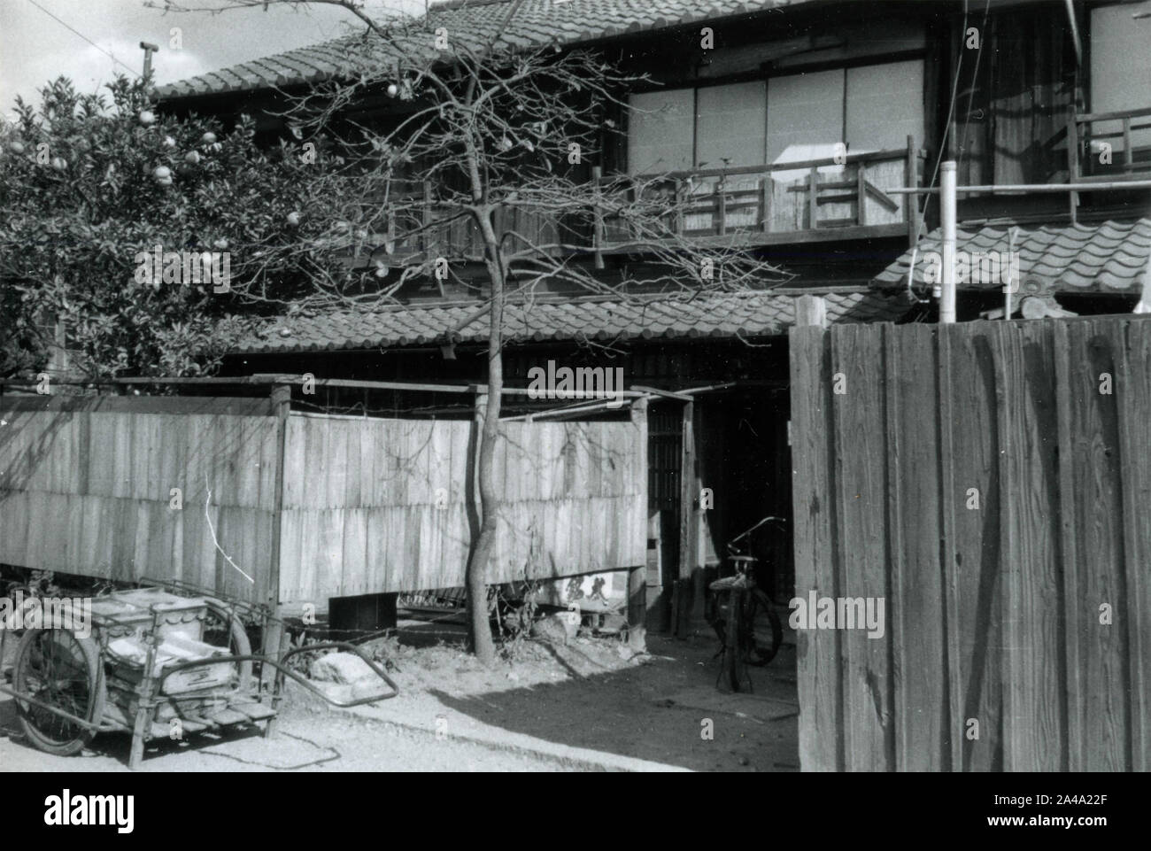 Traditional building, Japan 1958 Stock Photo - Alamy