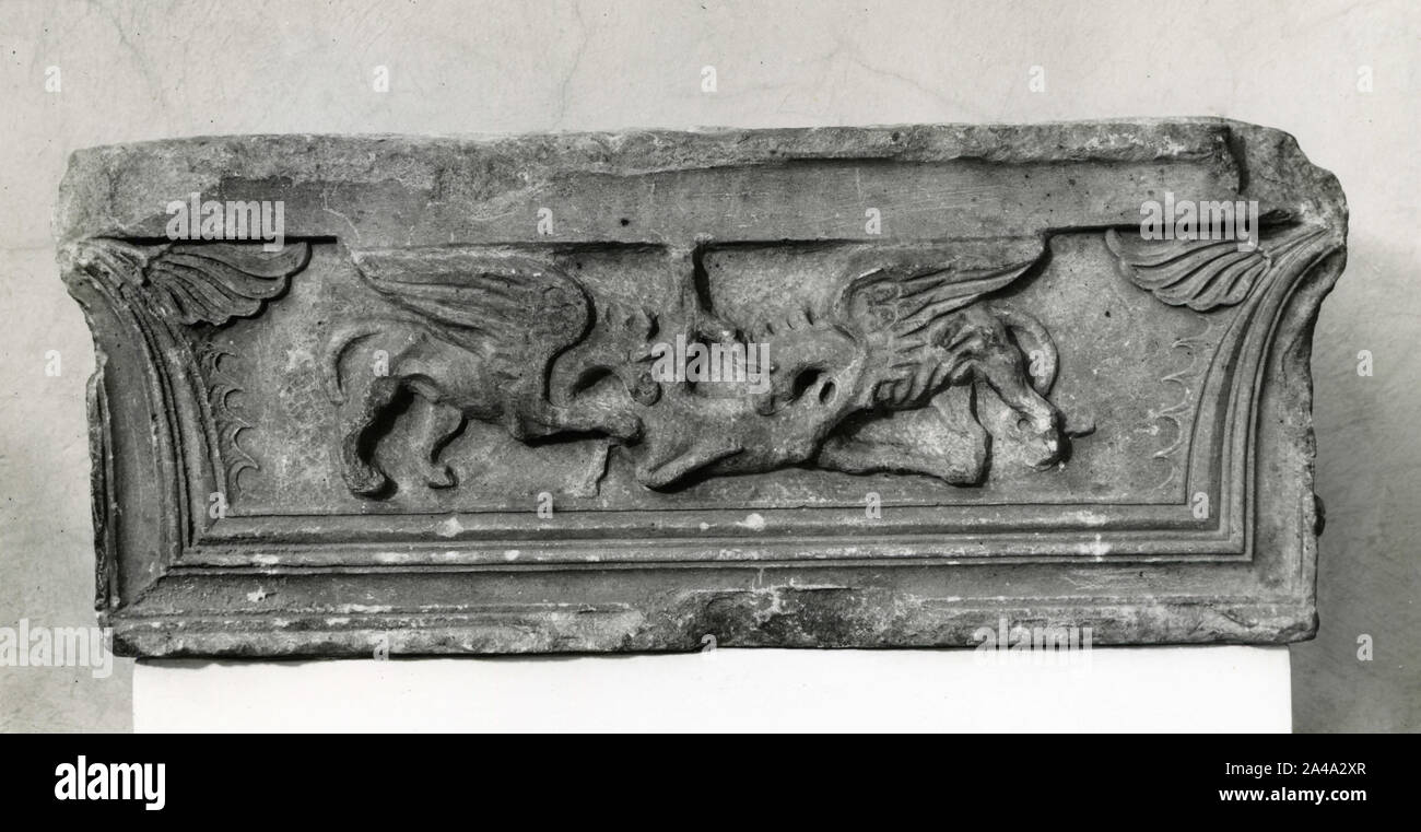 Ancient Greek marble bas-relief, 1930s Stock Photo - Alamy