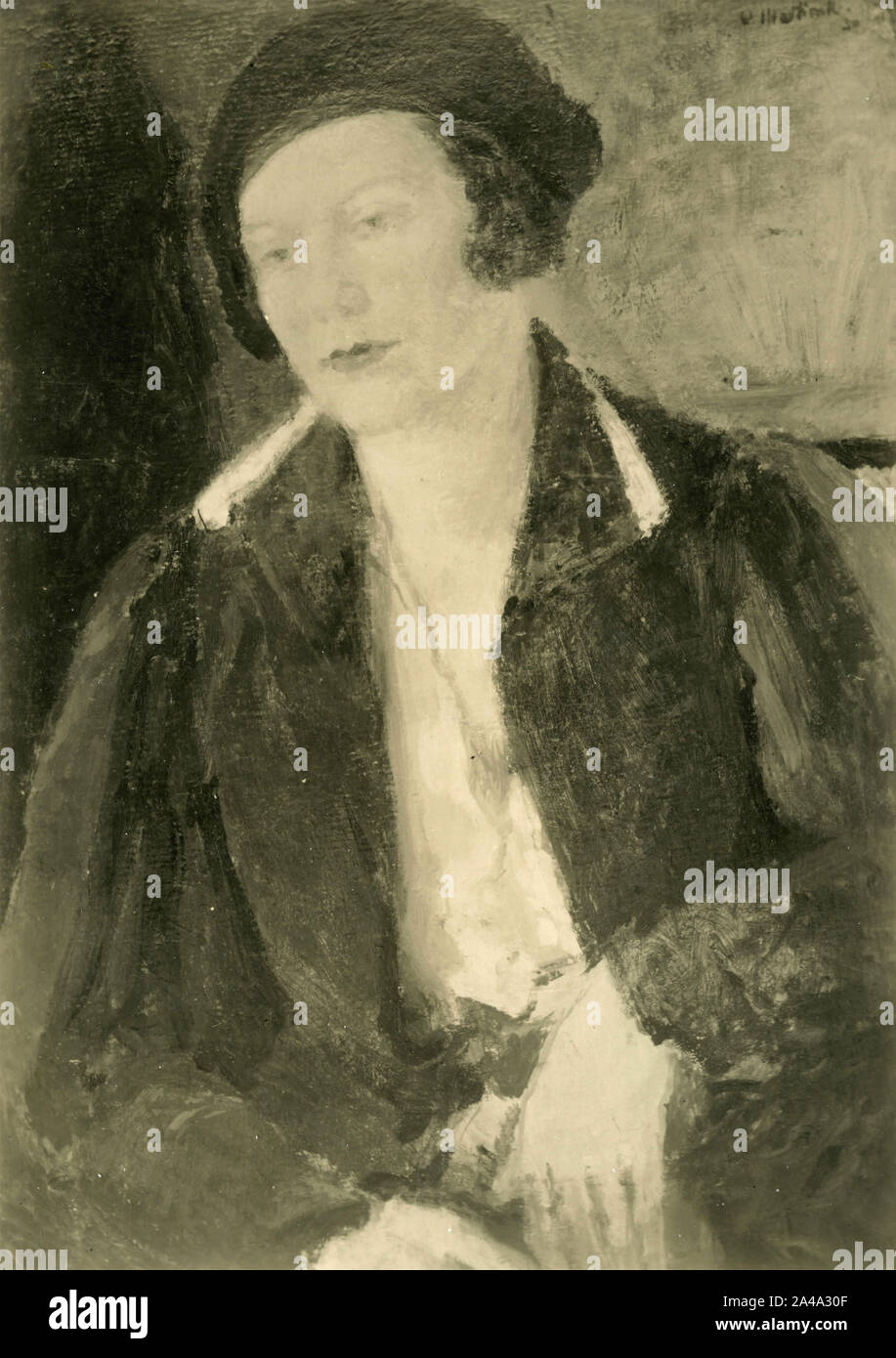 Portrait of a woman, painting by Italian artist Onofrio Martinelli ...