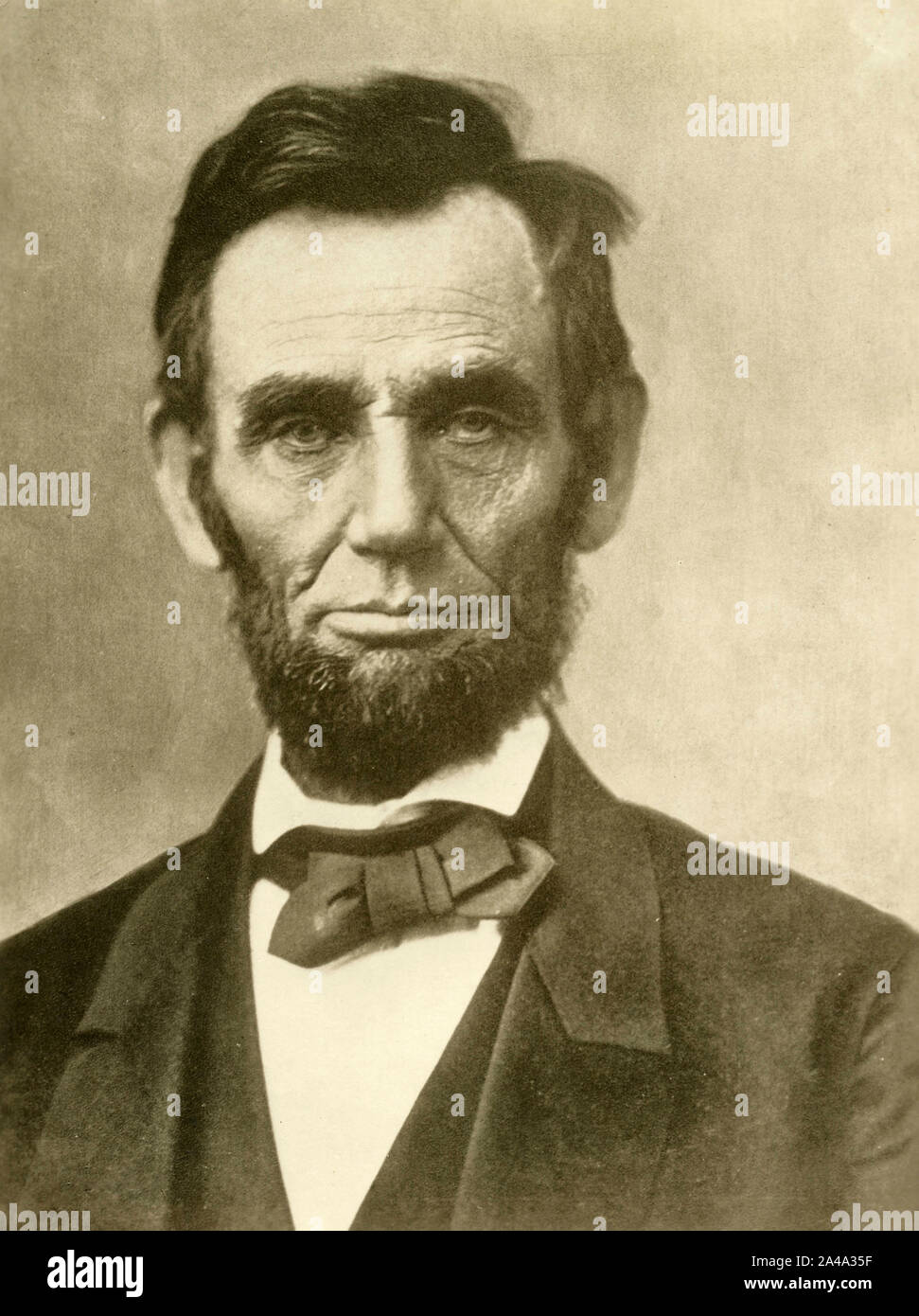 Portrait of US President Abraham Lincoln, 1930s Stock Photo - Alamy