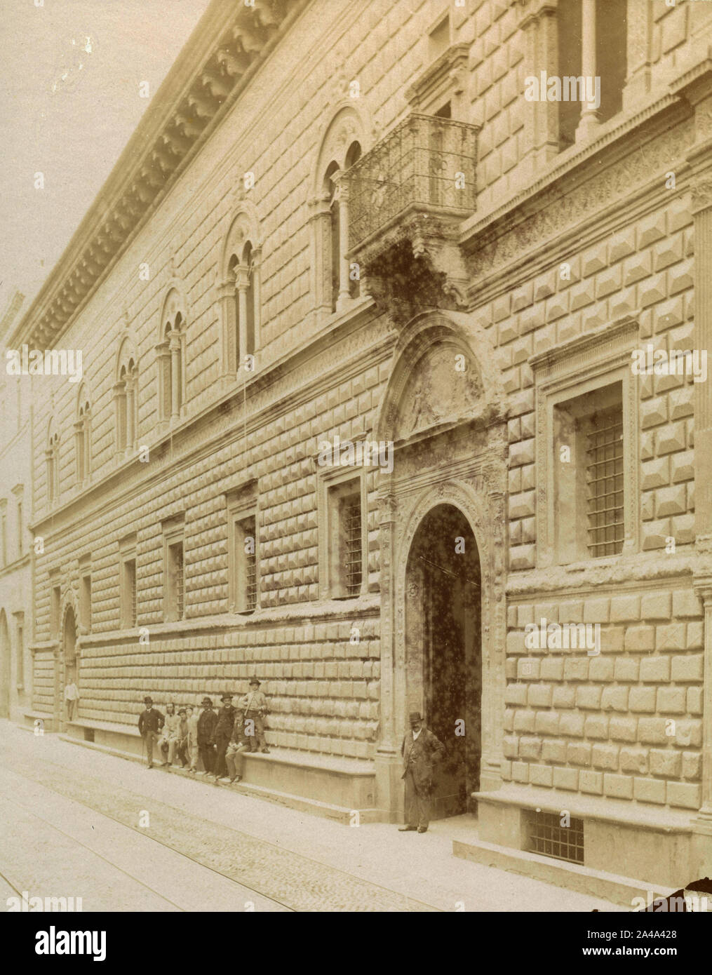 Palazzo Bevilacqua, Bologna, Italy 1870s Stock Photo - Alamy
