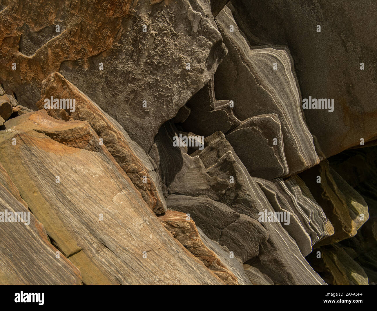 Sedimentary sandstone textured and coloured background Stock Photo - Alamy