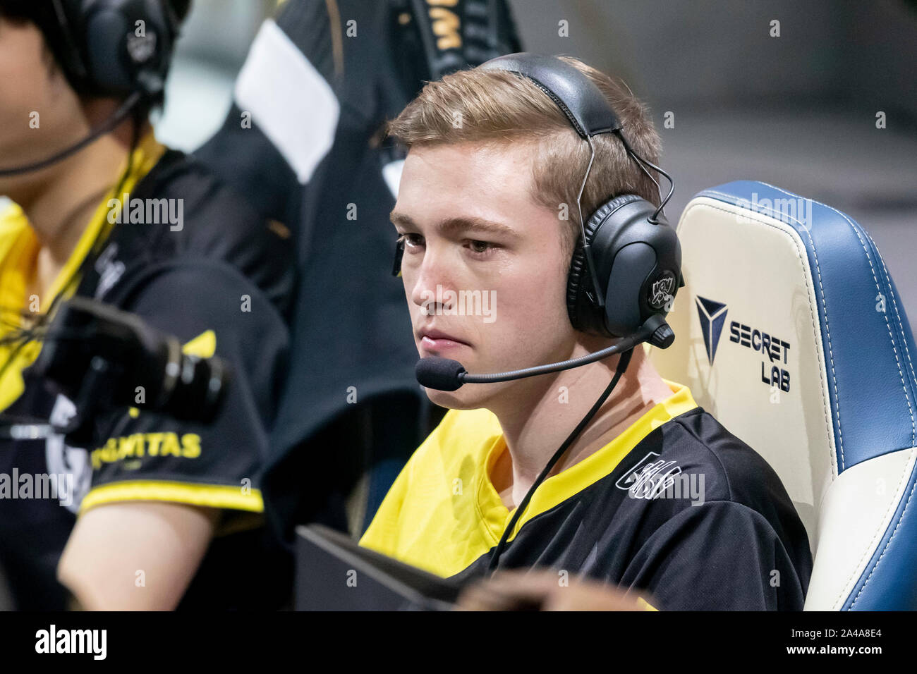 Berlin, Germany. 13th Oct, 2019. Tanner "Damonte" Damonte, US e-athlete ...