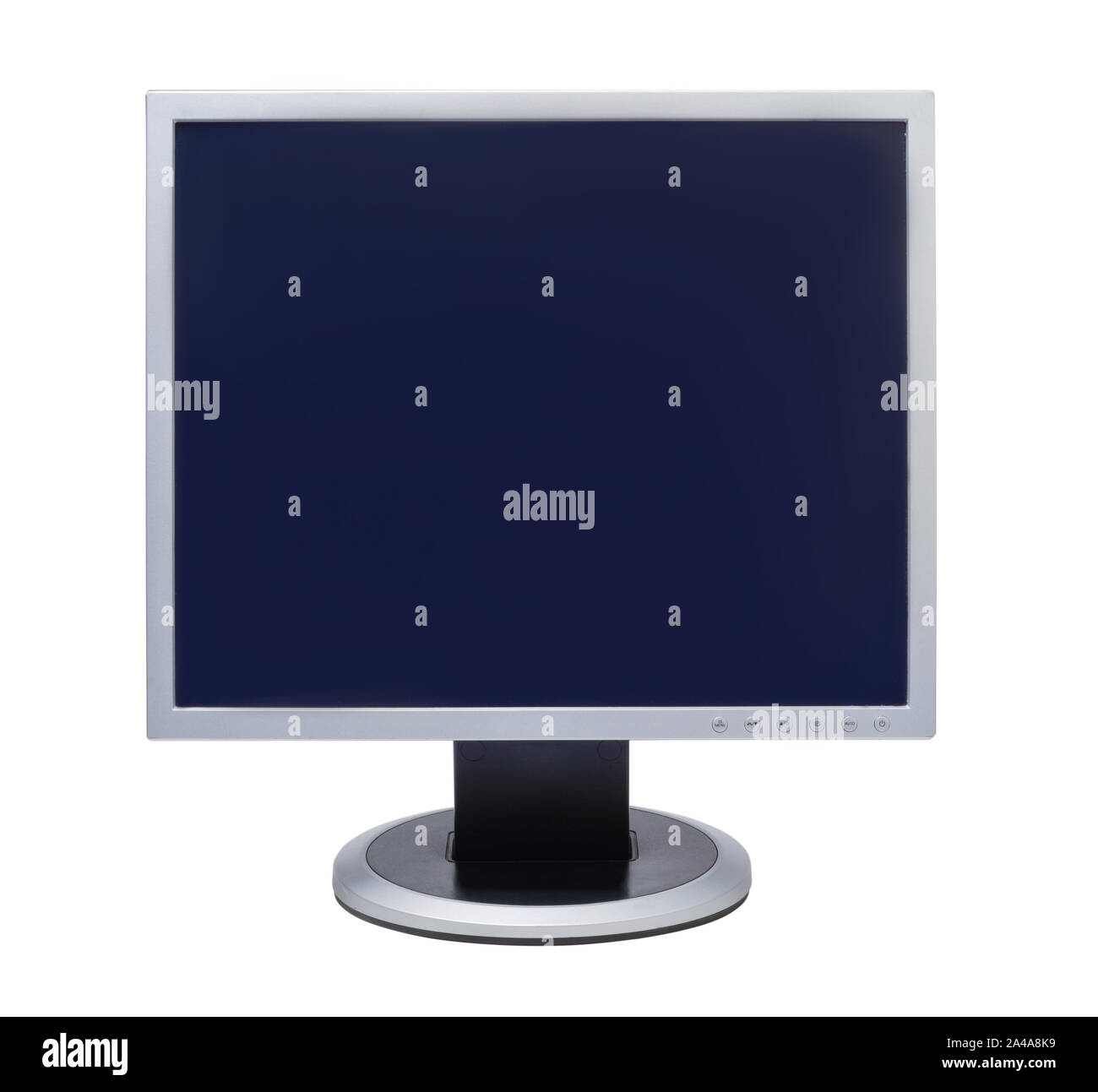 Computer LCD monitor isolated on white background Stock Photo - Alamy