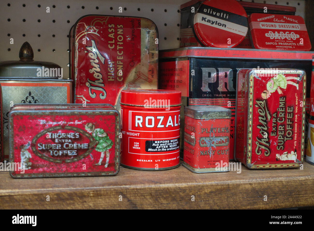 Antique red iron boxes hi-res stock photography and images - Alamy