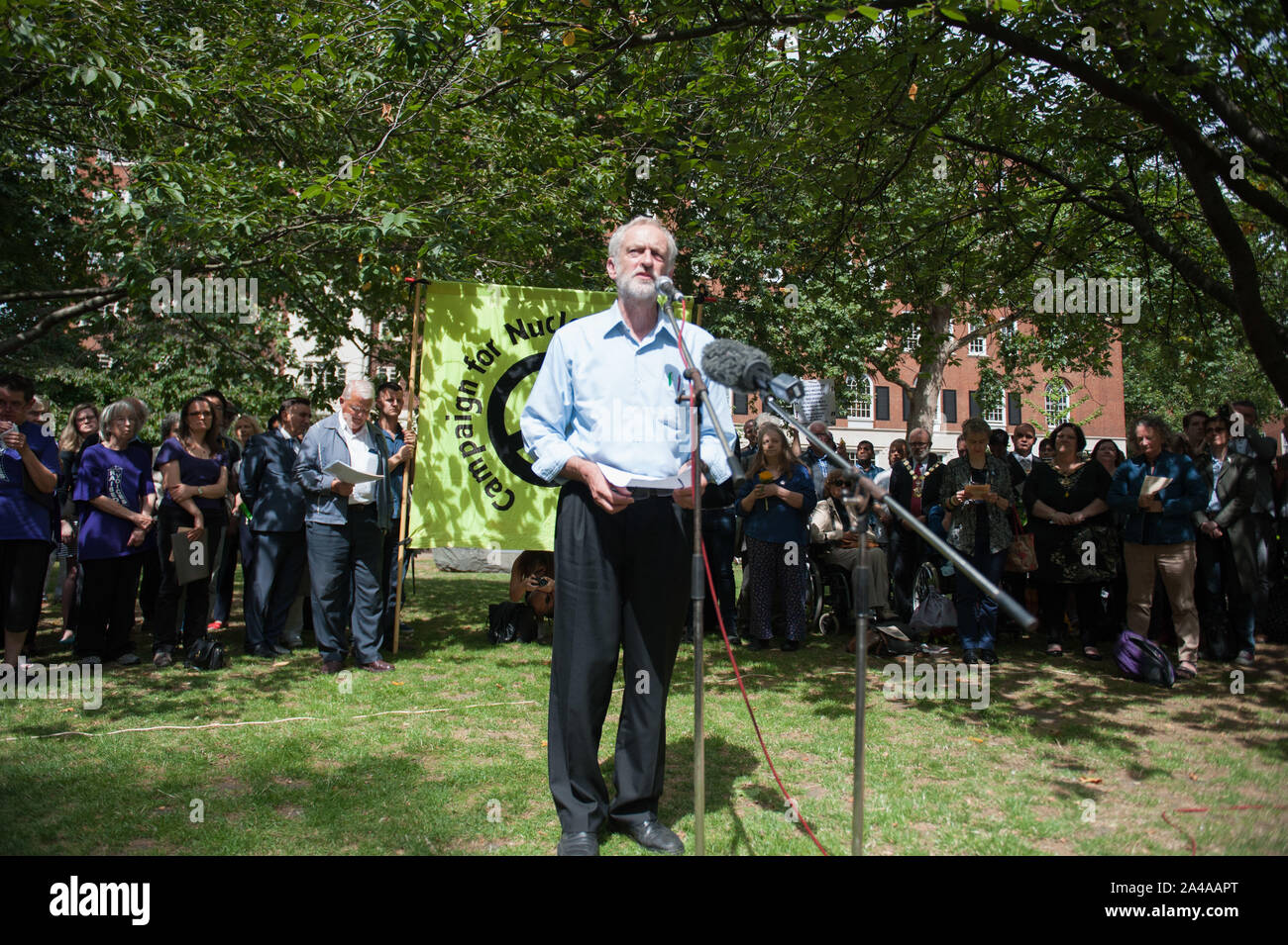 London, UK. 6th Aug 2015. Jeremy Corbyn and several other prominent ...