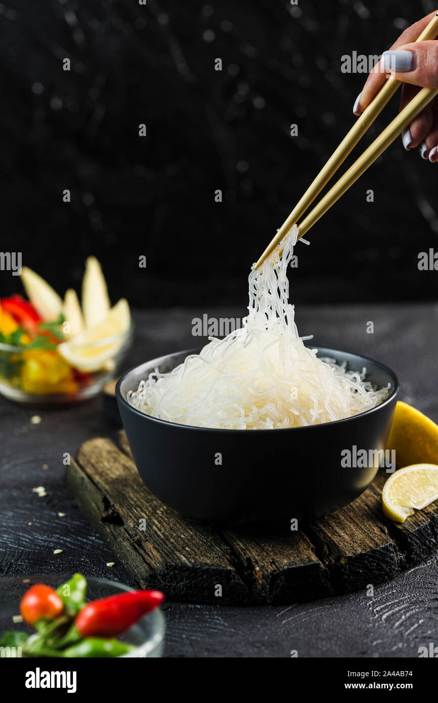 Cellophane noodle salad hi-res stock photography and images - Alamy