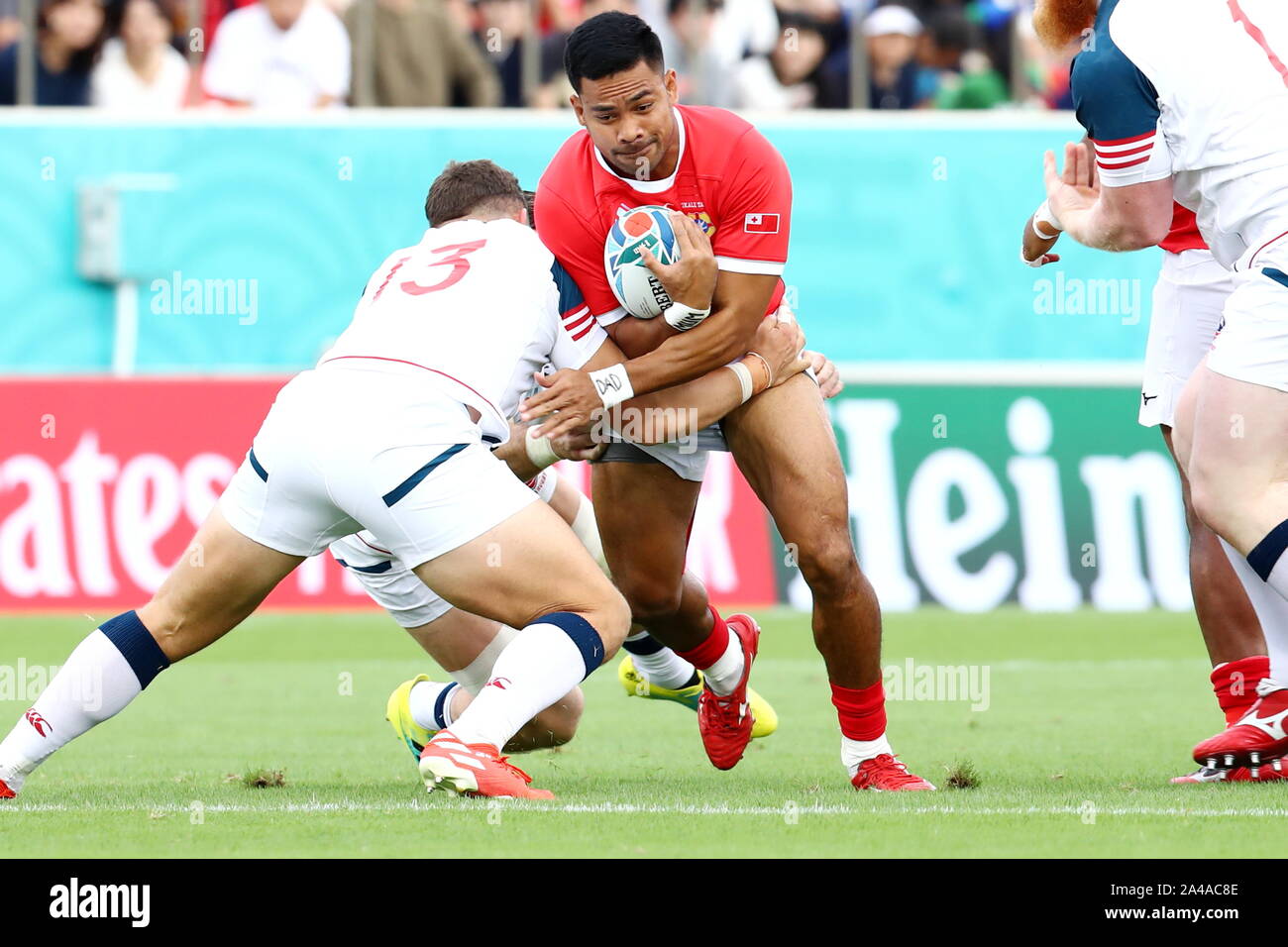 Higashiosaka, Osaka, Japan. 13th Oct, 2019. Atieli Pakalani (TGA) Rugby ...