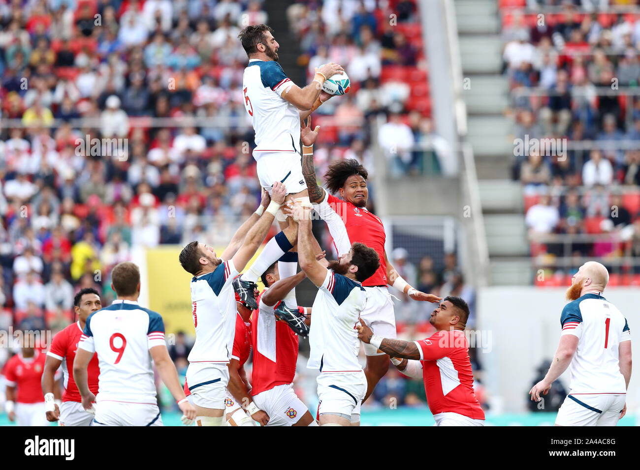 Higashiosaka, Osaka, Japan. 13th Oct, 2019. Nick Civetta (USA) Rugby ...