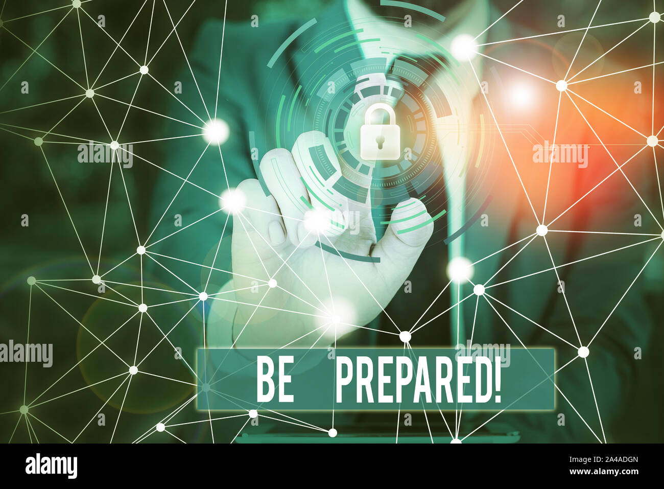 Writing note showing Be Prepared. Business concept for try be always ...