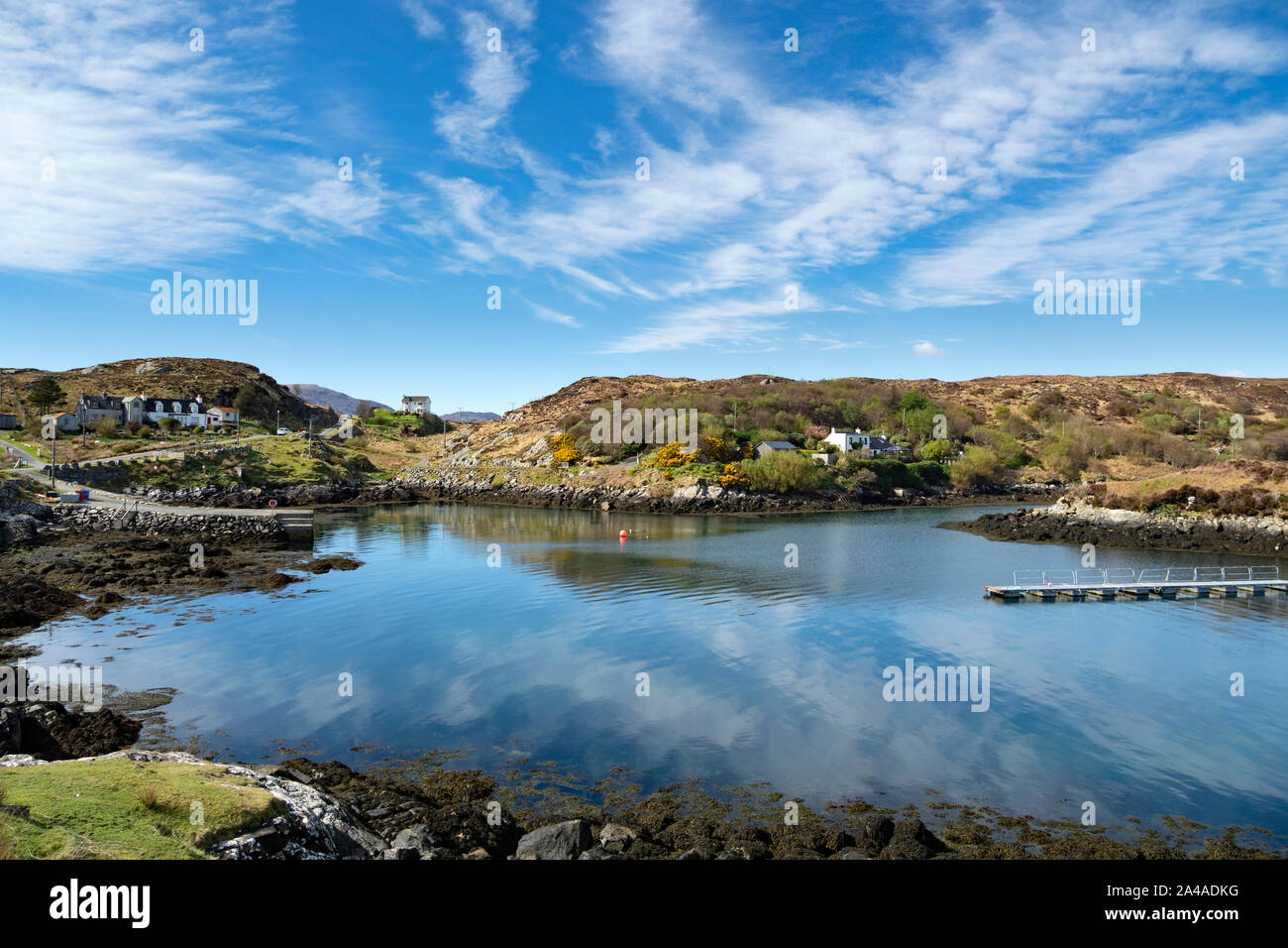 Loch Ghreosabhagh, Isle of Harris, Hebrides, Scotland, UK Stock Photo ...