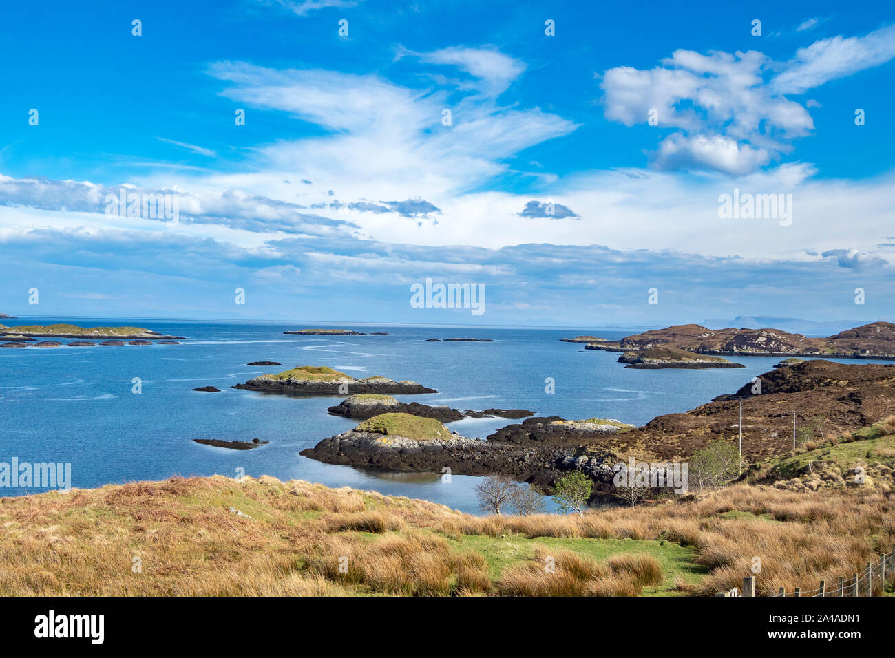 Loch Ghreosabhagh, Isle of Harris, Hebrides, Scotland, UK Stock Photo ...