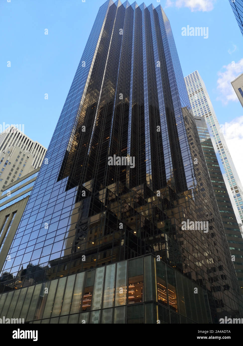 New York, USA. 13th Sep, 2019. Trump Tower in Manhattan. Trump Tower is ...