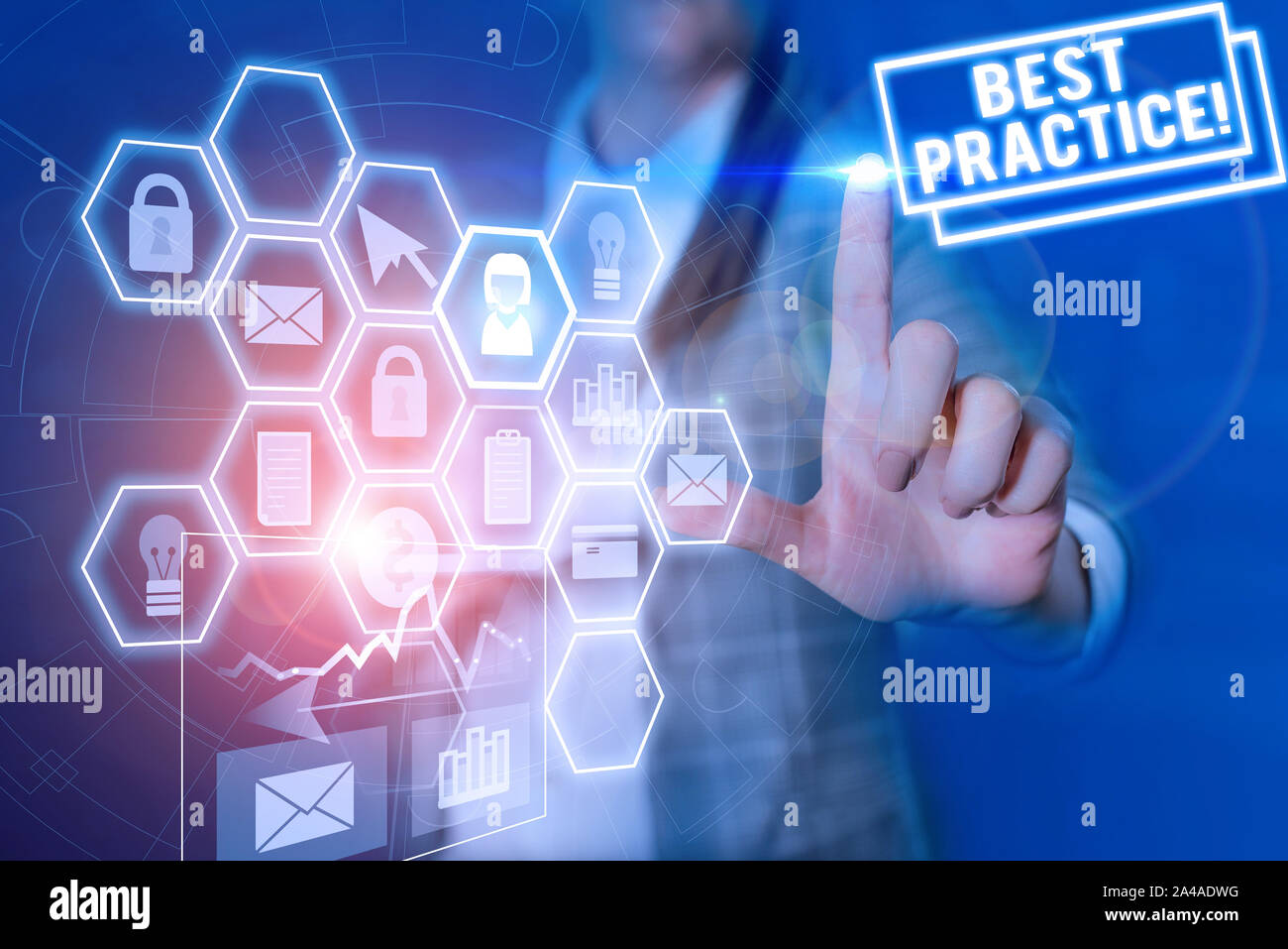 Conceptual hand writing showing Best Practice. Concept meaning ...