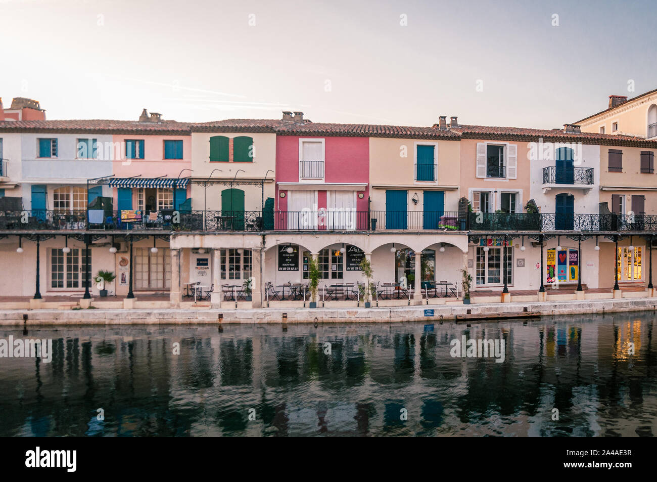 Port grimaud street france architecture hi-res stock photography and ...