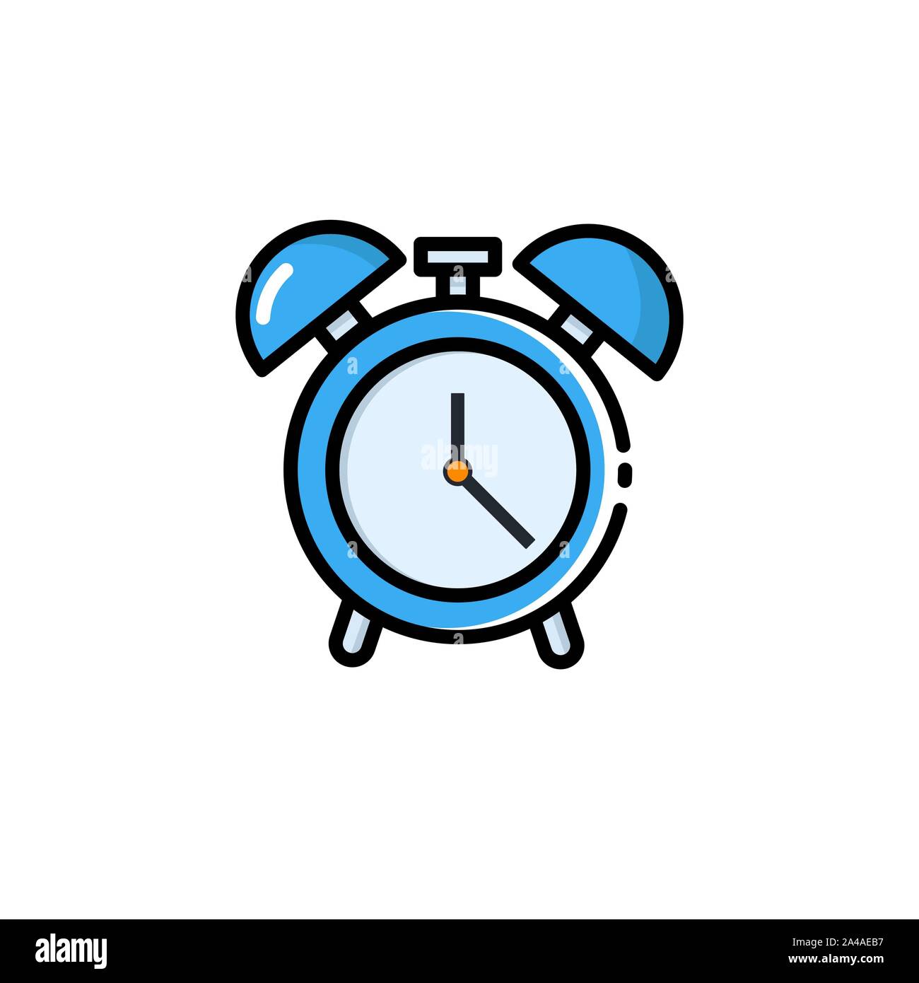 Alarm Clock Vector Stock Photo - Alamy