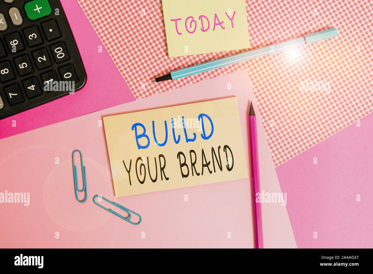 Handwriting text writing Build Your Brand. Conceptual photo enhancing ...
