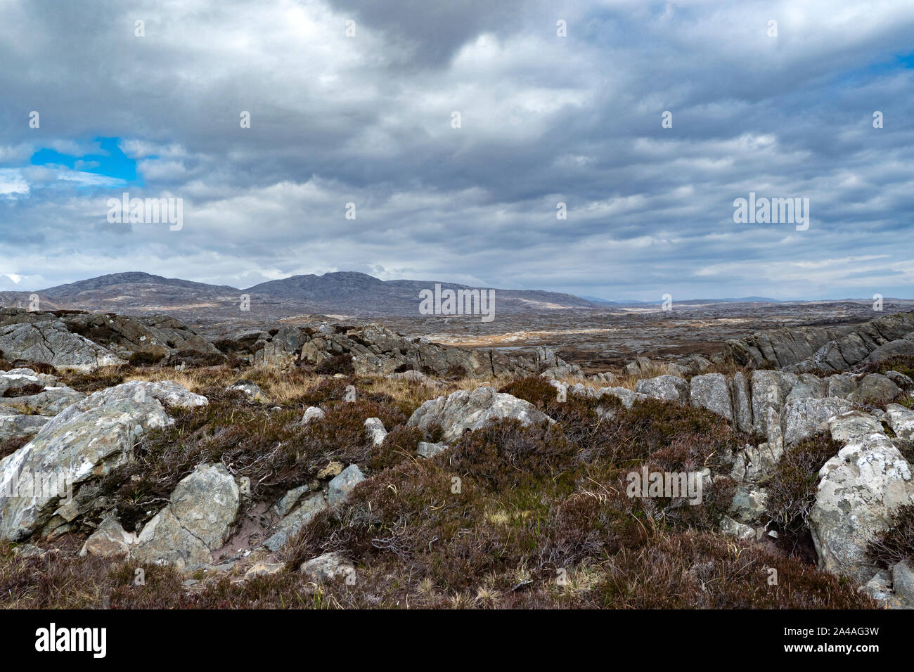 Rocks outcrop, Isle of Harris, Outer Hebrides, Scotland, UK Stock Photo ...