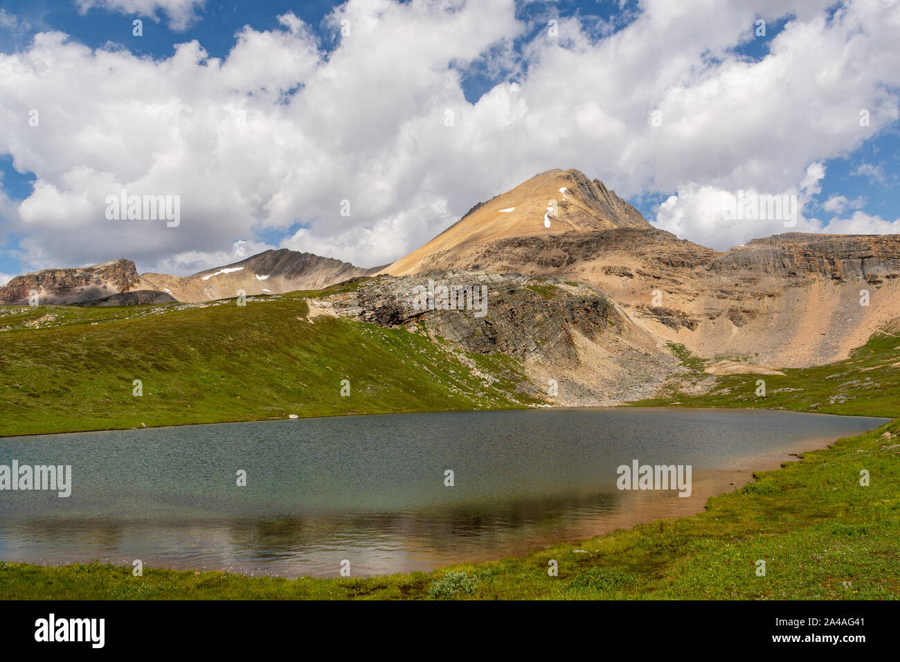 Helen Lake and Cirque Peak, Canada Stock Photo - Alamy