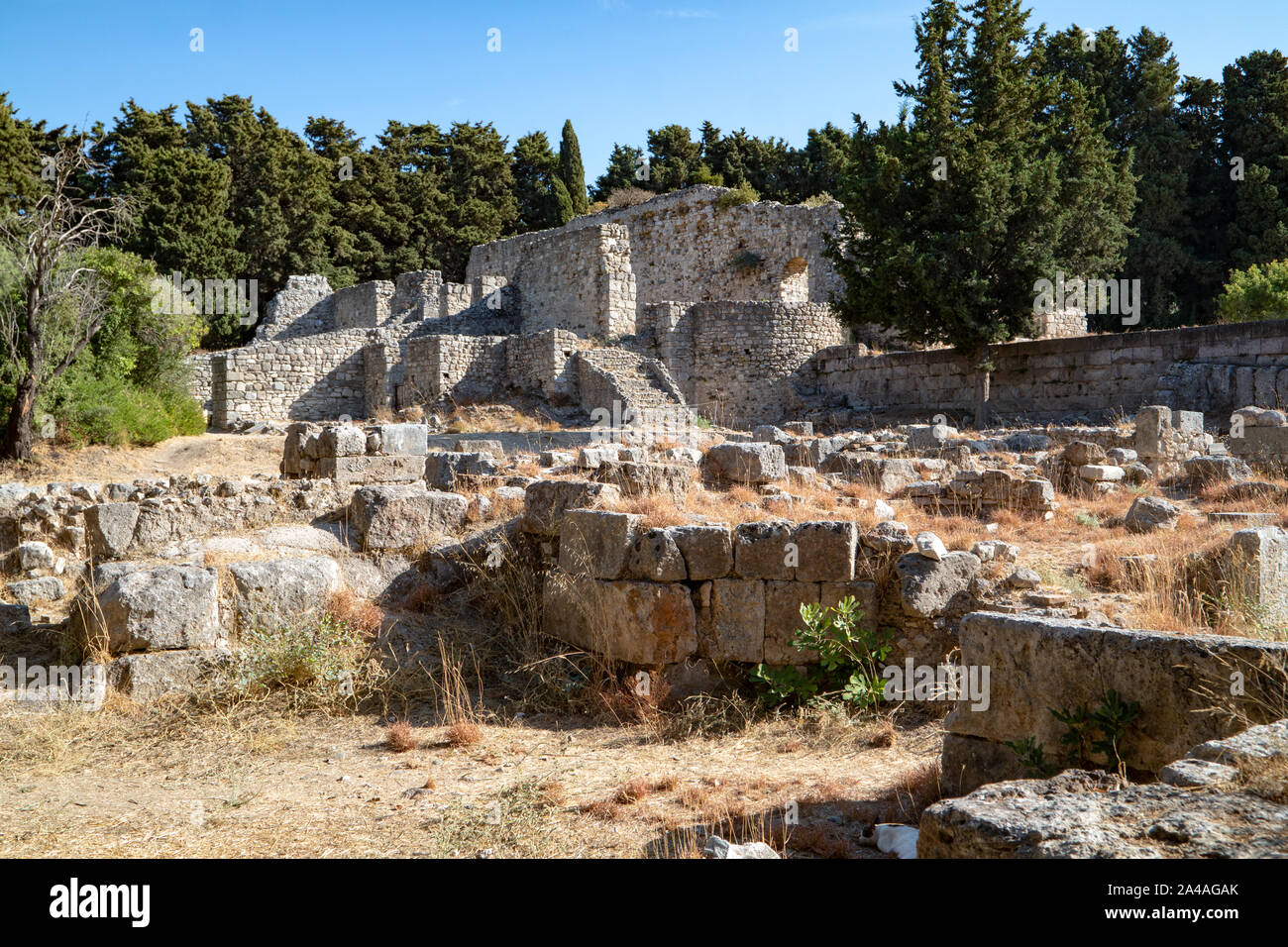 Asklepion Kos, greek ruins just outside of Kos Town Stock Photo - Alamy