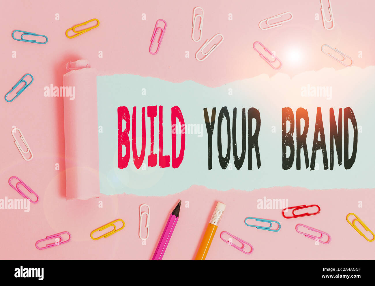 Handwriting text writing Build Your Brand. Conceptual photo enhancing ...