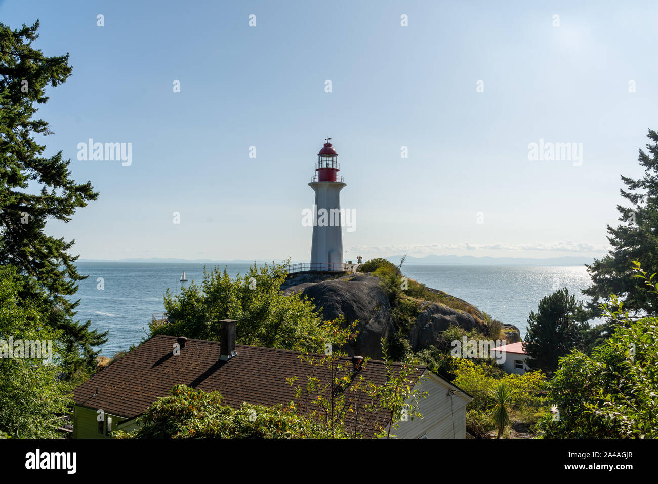 Point Atkinson Lighthouse in Lighthouse Park, Canada Stock Photo - Alamy