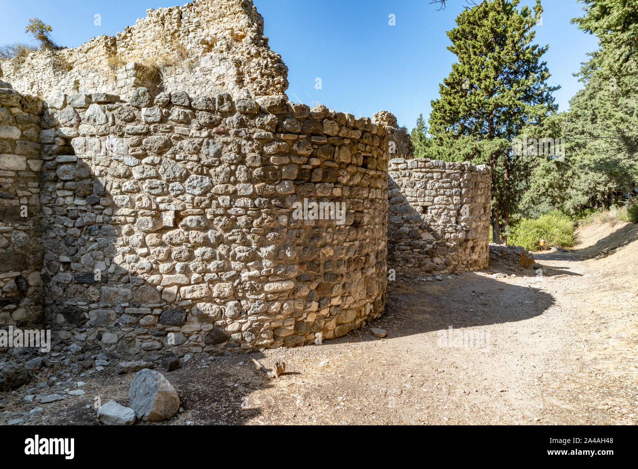 Asklepion Kos, greek ruins just outside of Kos Town Stock Photo - Alamy
