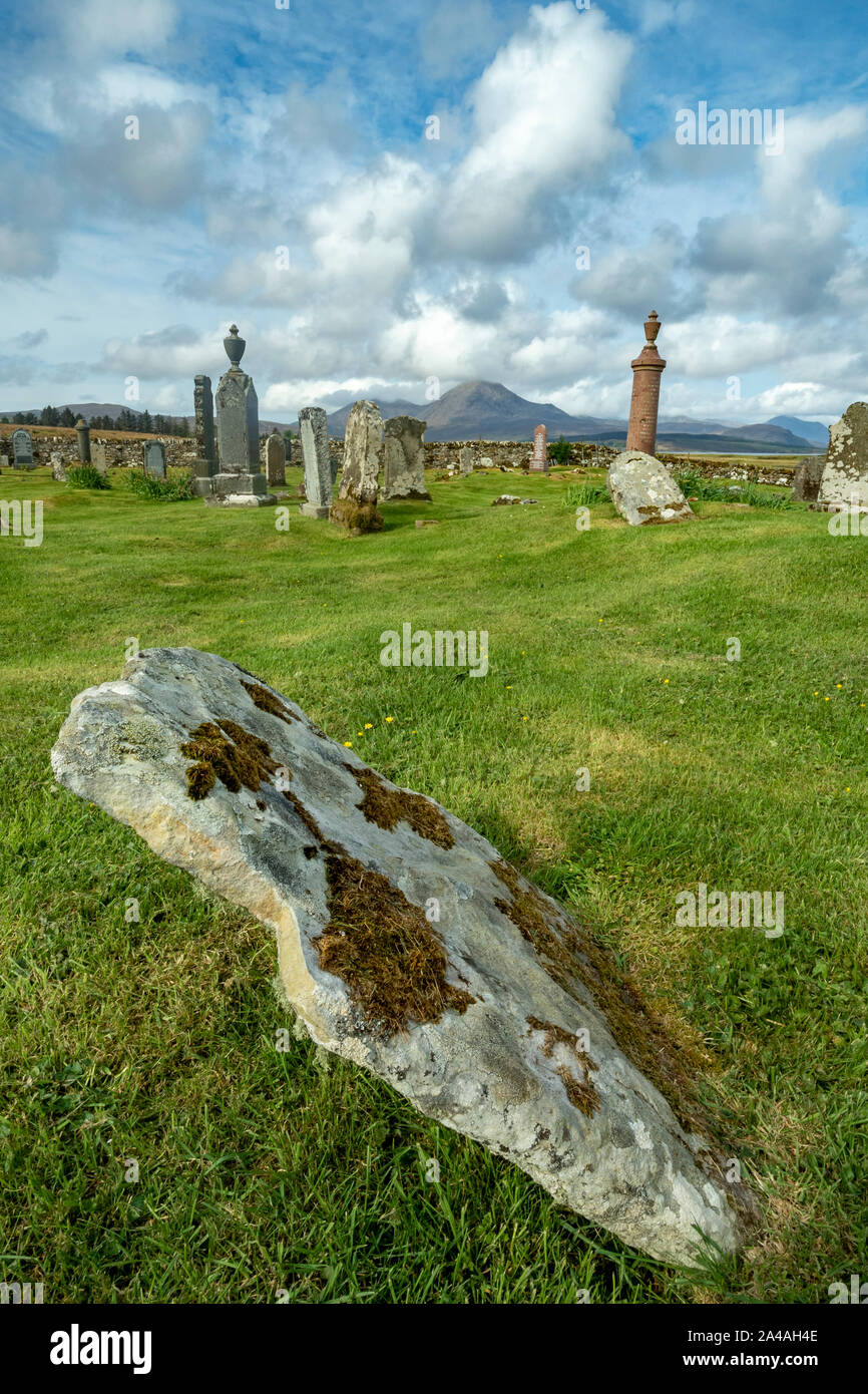Ashaig cemetery, Isle of Skye, Scotland, UK Stock Photo - Alamy