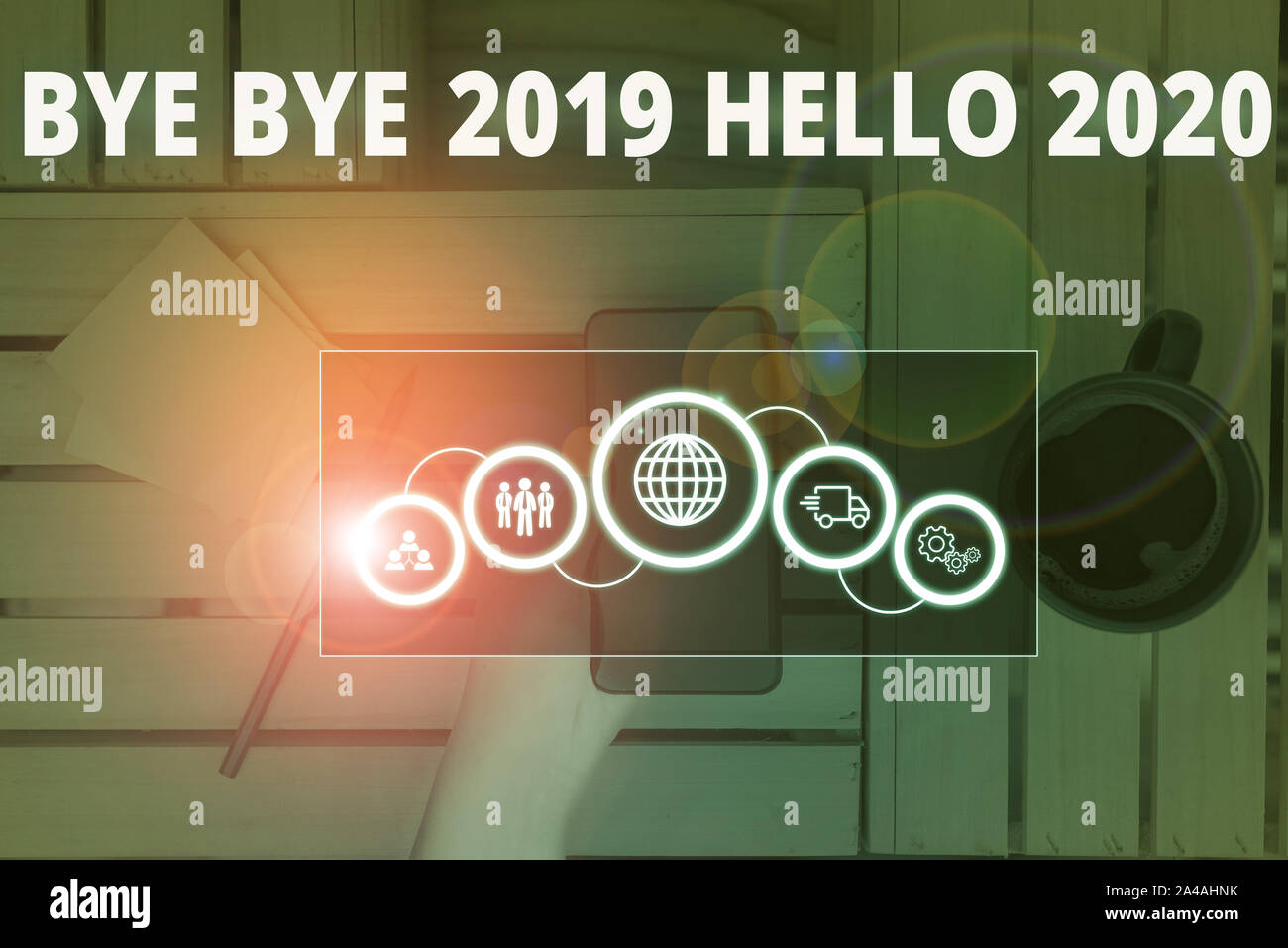 Conceptual hand writing showing Bye Bye 2019 Hello 2020. Concept ... Conceptual hand writing showing Bye Bye 2019 Hello 2020. Concept ...