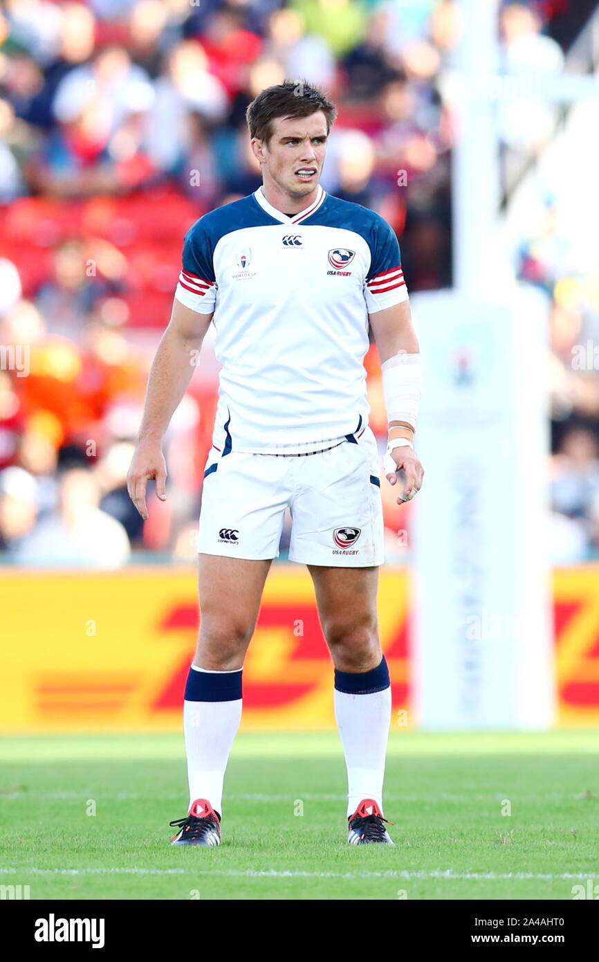 Higashiosaka, Osaka, Japan. 13th Oct, 2019. AJ MacGinty (USA) Rugby ...