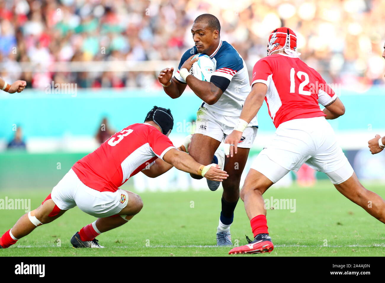 Higashiosaka, Osaka, Japan. 13th Oct, 2019. Marcel Brache (USA) Rugby ...
