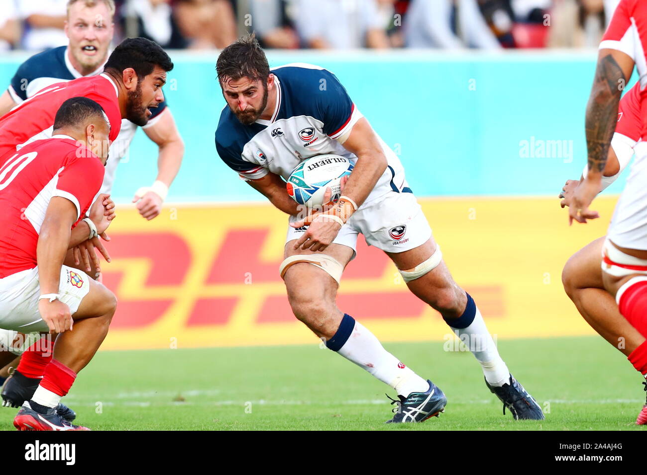 Higashiosaka, Osaka, Japan. 13th Oct, 2019. Nick Civetta (USA) Rugby ...