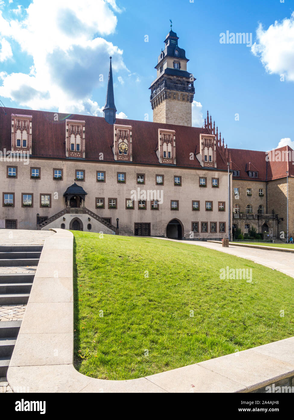 Old Town Hall of Zeitz Stock Photo - Alamy