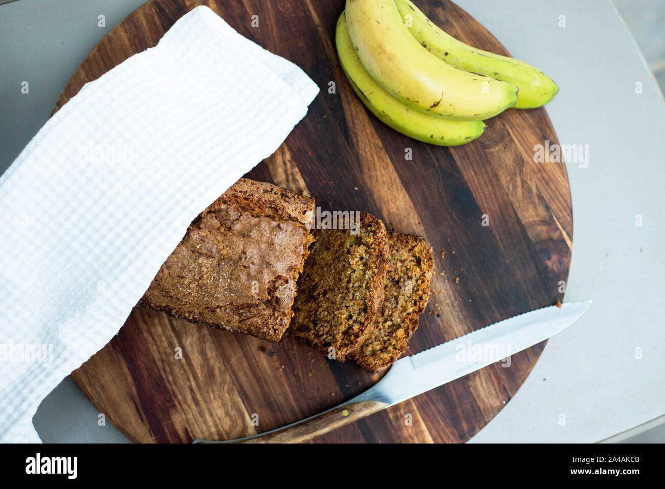Loaf banana bread on hi-res stock photography and images - Alamy