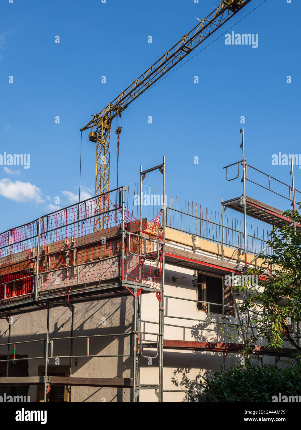 Large construction site in the city Stock Photo - Alamy