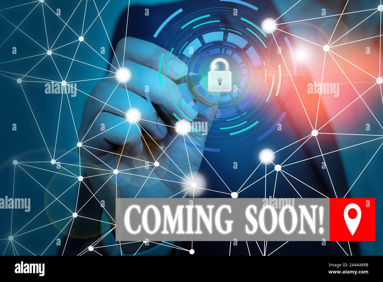 Conceptual hand writing showing Coming Soon. Concept meaning event or ...