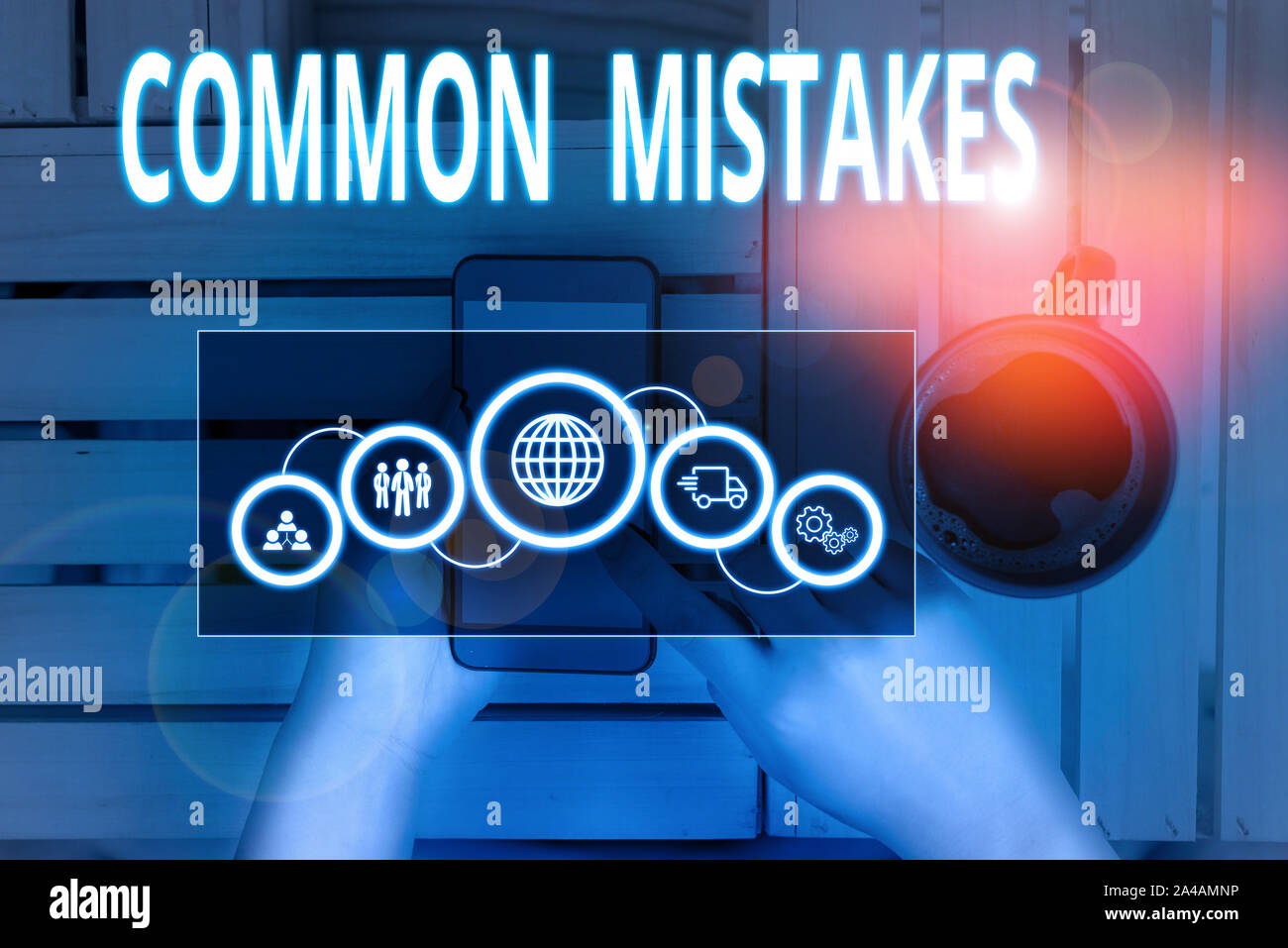 Text sign showing Common Mistakes. Business photo showcasing actions ...