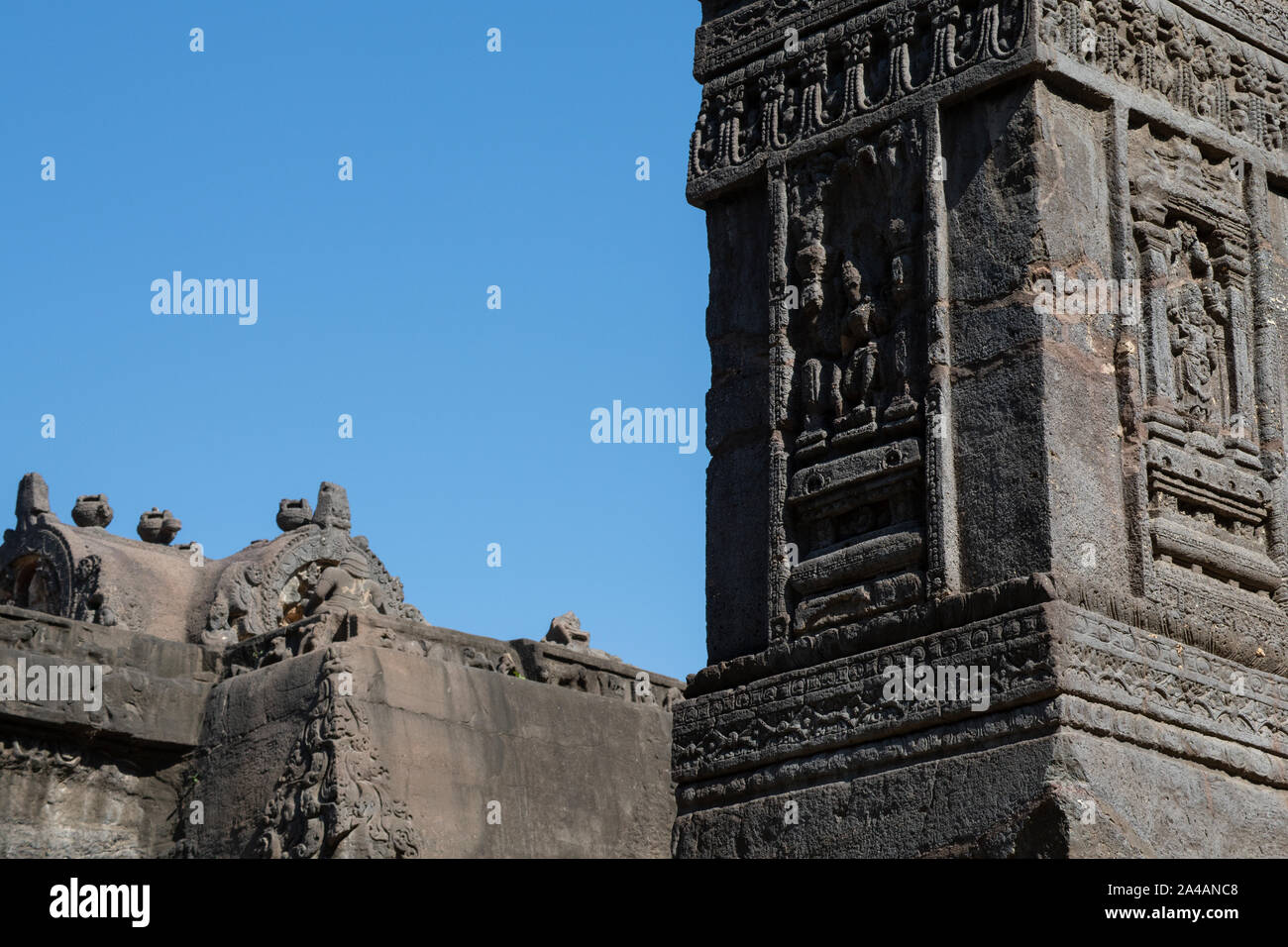 Kailasa temple hindu ellora caves hi-res stock photography and images ...