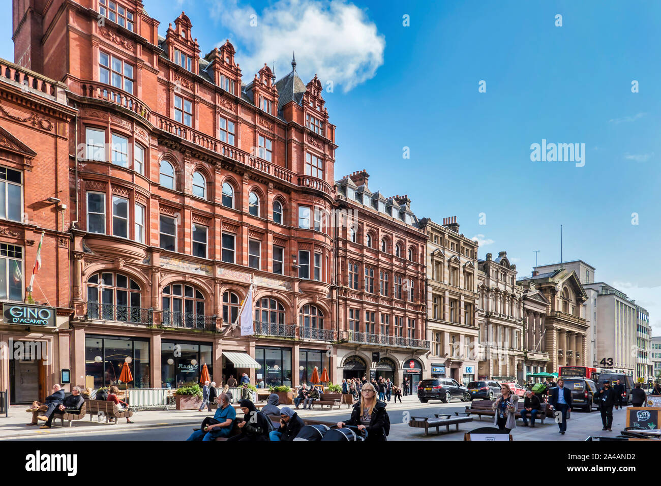 -Street Scene,Castle Street,Liverpool,England Stock Photo - Alamy