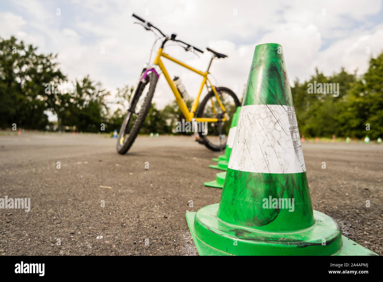 bicycle safety training Stock Photo - Alamy