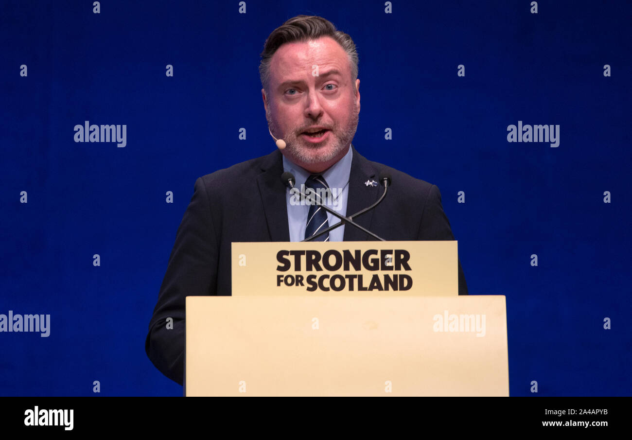 Alyn Smith MEP during a Brexit Q&A event at the 2019 SNP autumn ...
