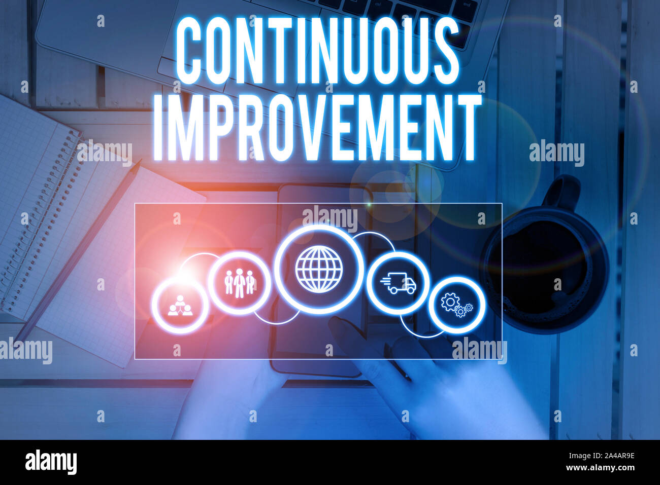 Word writing text Continuous Improvement. Business photo showcasing ...