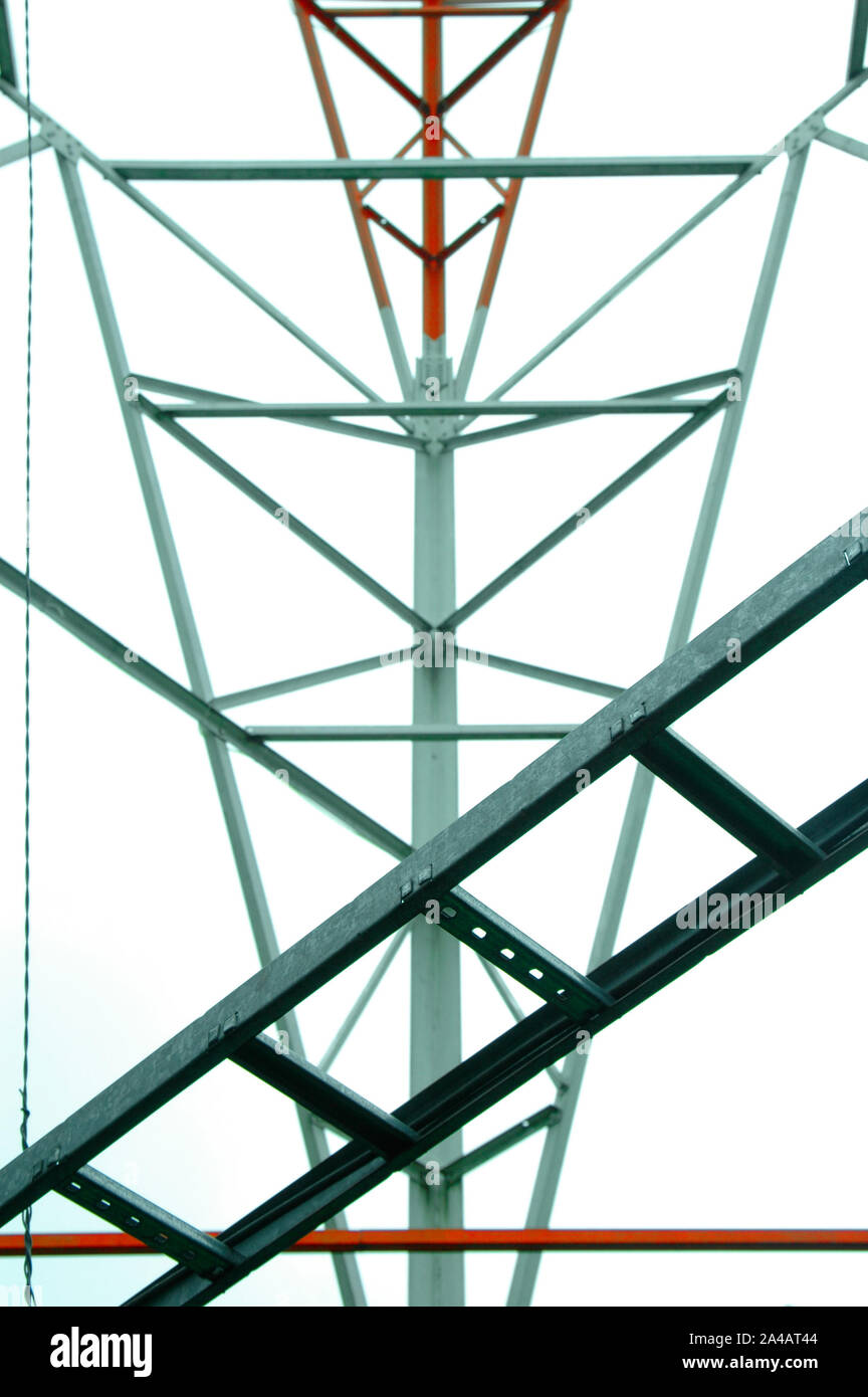 Abstract steel frame Stock Photo - Alamy