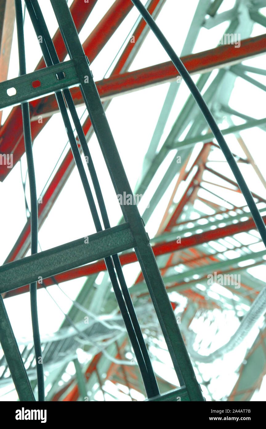 Abstract steel frame Stock Photo - Alamy