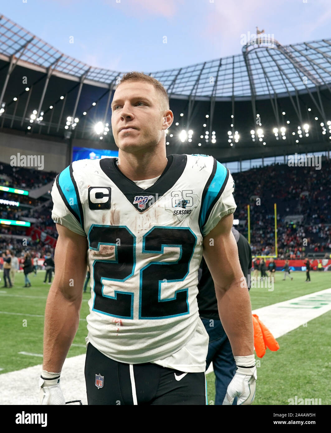 Christian mccaffrey panthers hi-res stock photography and images - Alamy