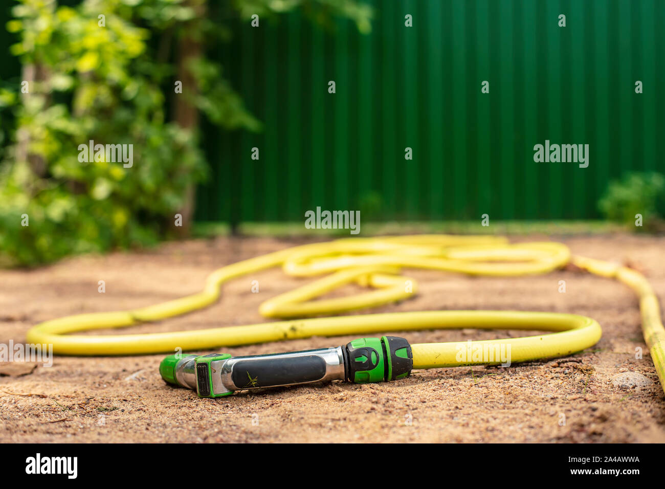 Spraying a hosepipe hi-res stock photography and images - Alamy