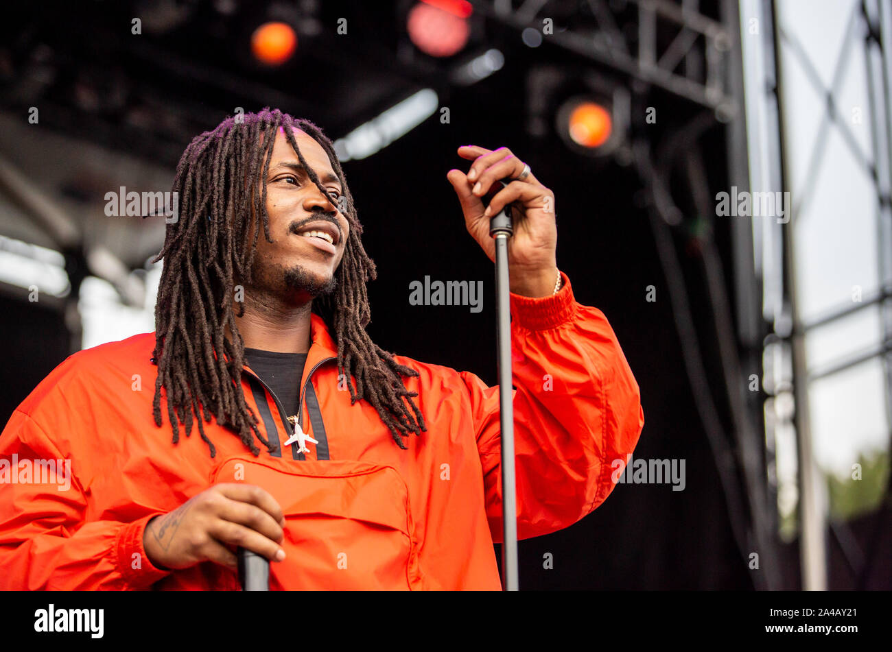 ATLANTA, GEORGIA - OCTOBER 12: SIR performs during day 1 of AFROPUNK ...